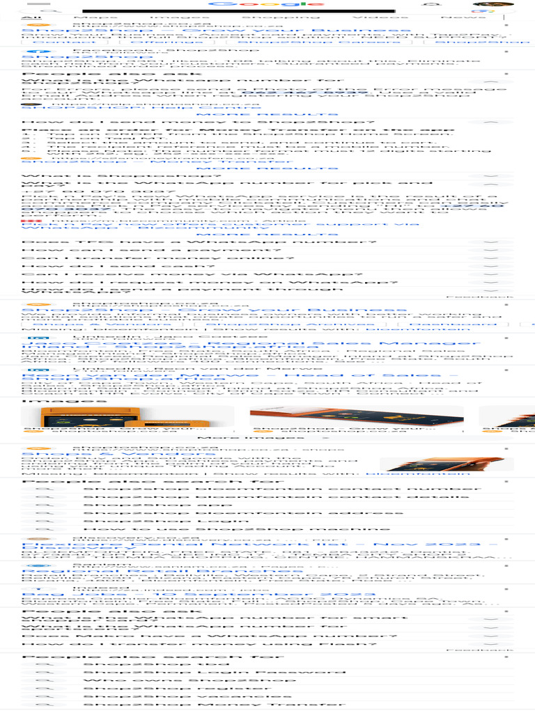 Shop2Shop Bloemfontein Services | PDF