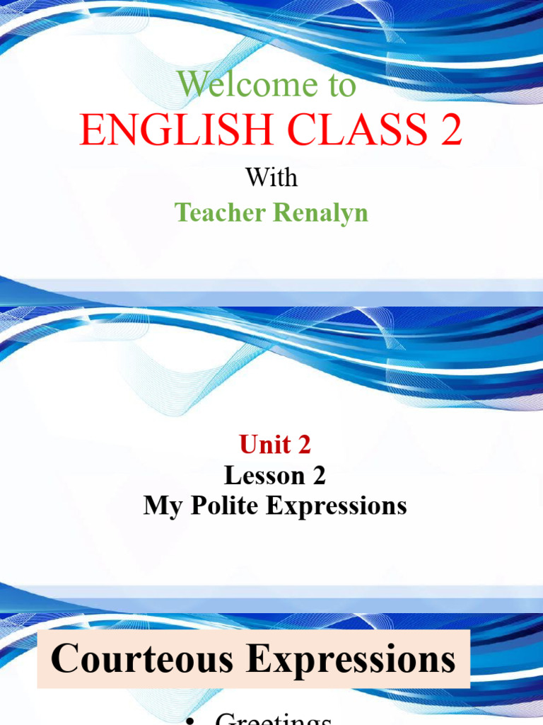Q2 - English 2 - Lesson 2 | PDF