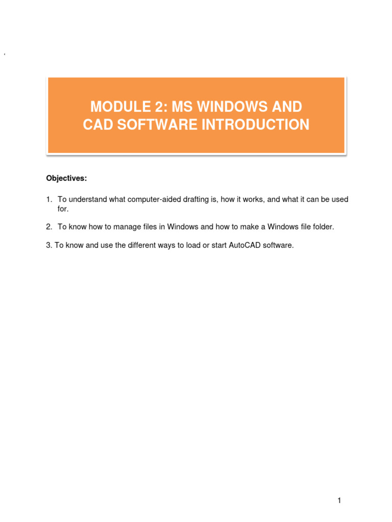 CAD Module | Download Free PDF | Computer Aided Design | Computer File