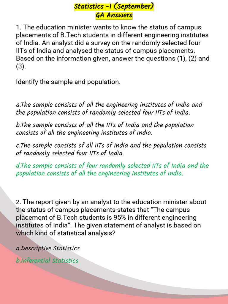 Statistics Week 1 Graded Assignments | PDF | Level Of Measurement | Statistics