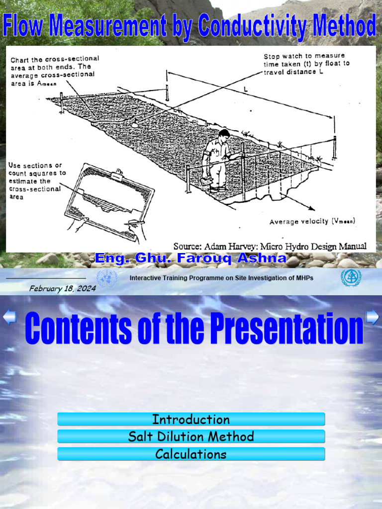 02 Conductivity Meter Method | PDF | Discharge (Hydrology) | River