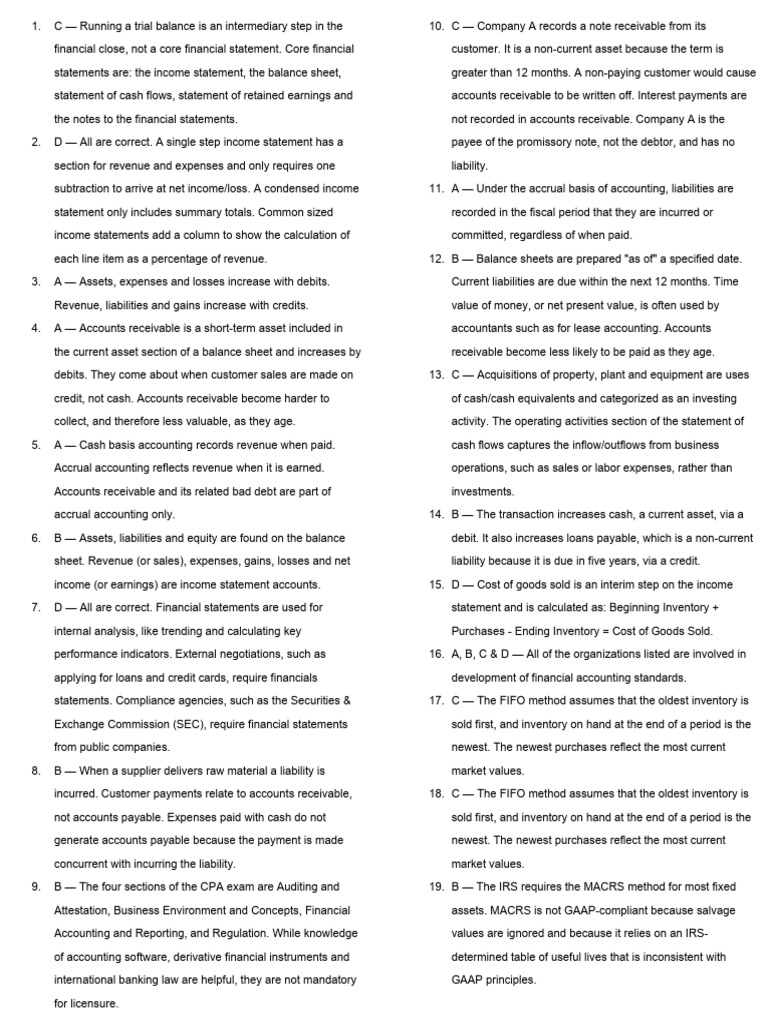 Basic Accounting Reviewer Ans Key 35 | PDF | Debits And Credits | Expense