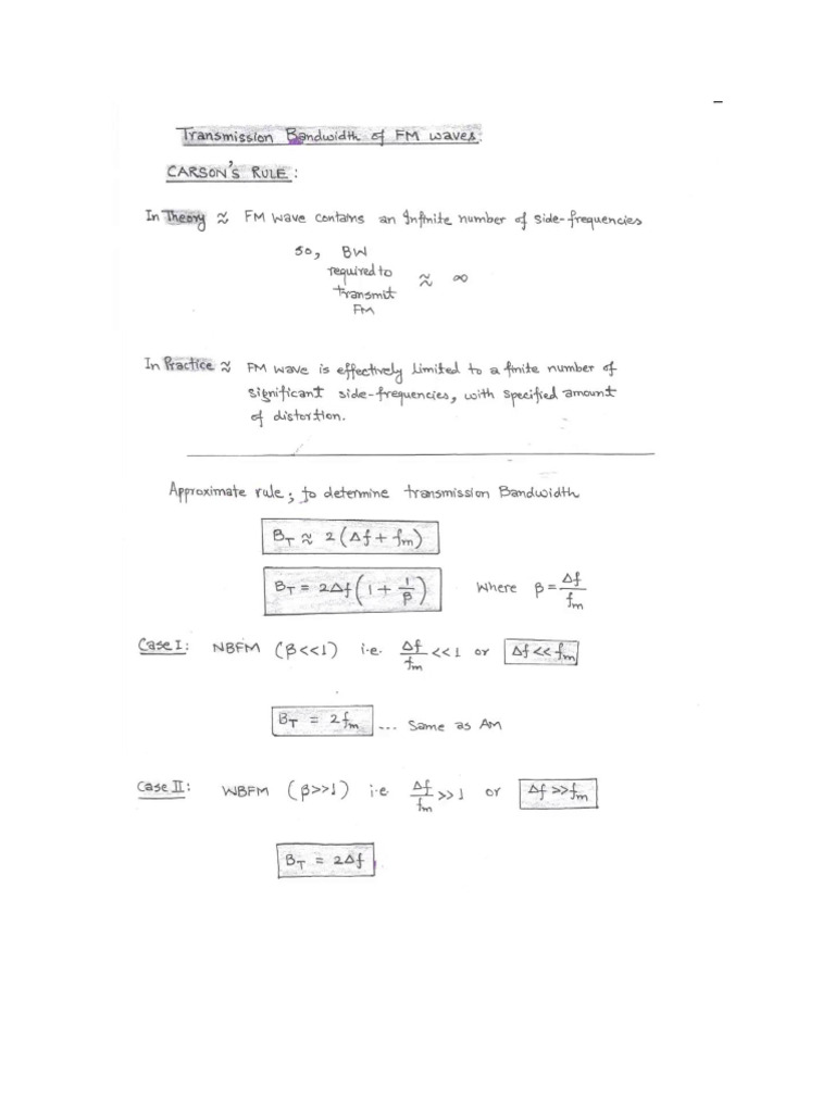 FM Theory | PDF