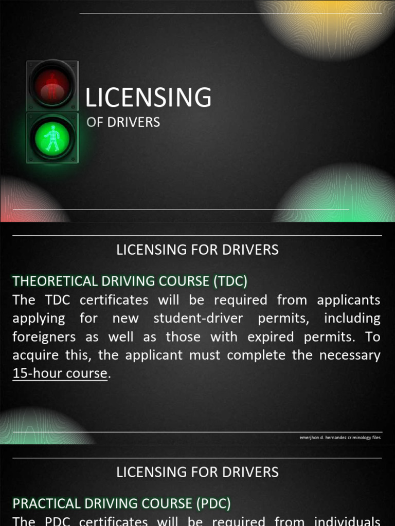 Topic 9 - Licensing and Registration | PDF | Driver's License | Vehicle ...