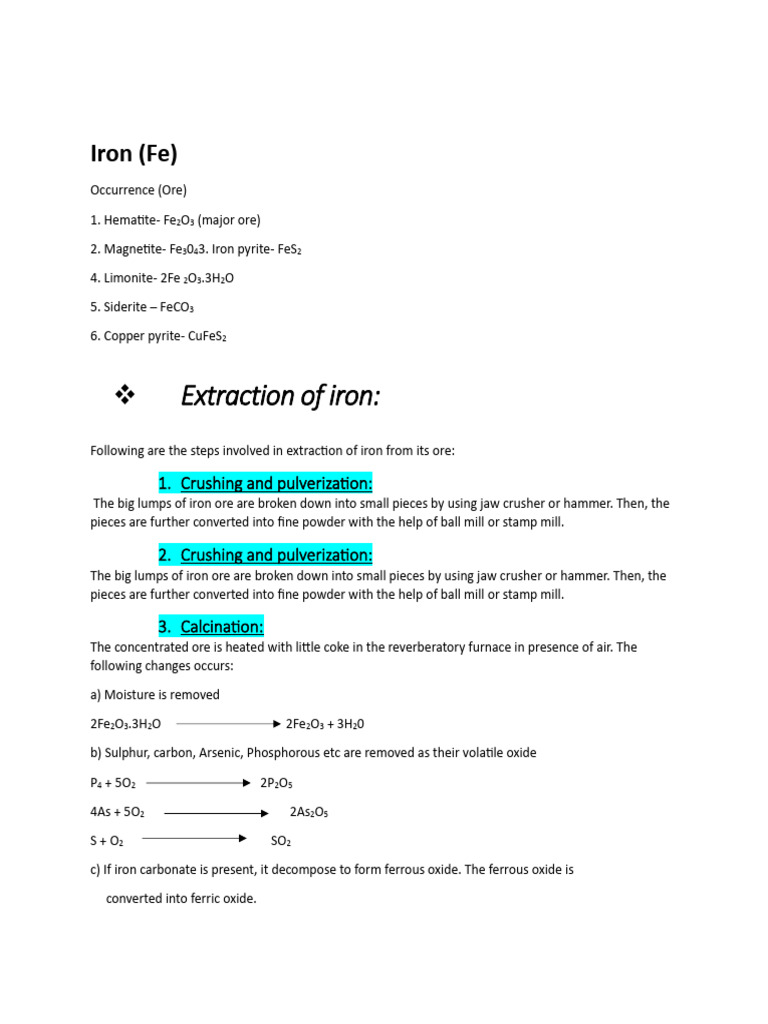Iron Part 1 | PDF | Rust | Iron