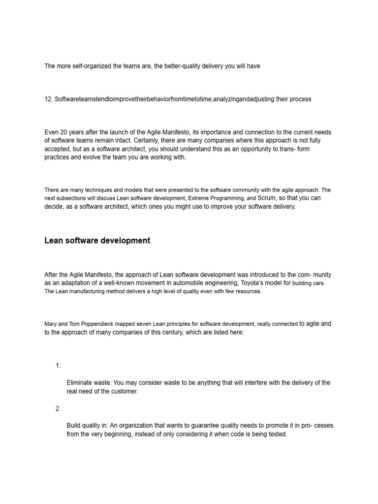 Agile Software Development Methods | PDF | Agile Software Development ...