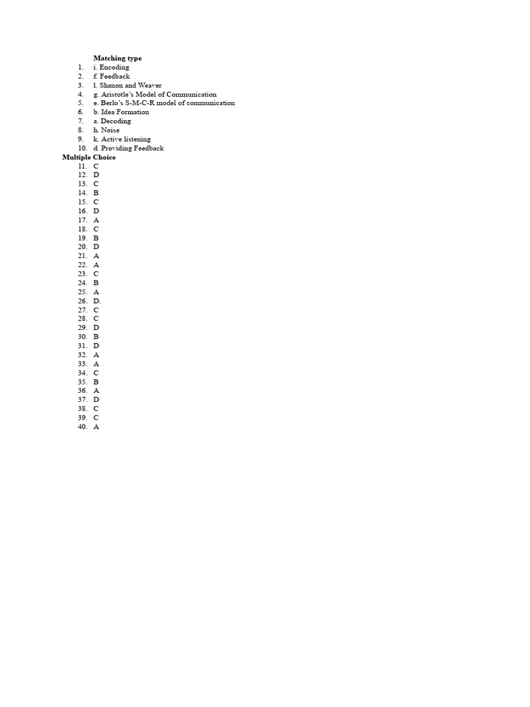 DRAFT Test Questionnaire | PDF | Communication | Psychological Concepts