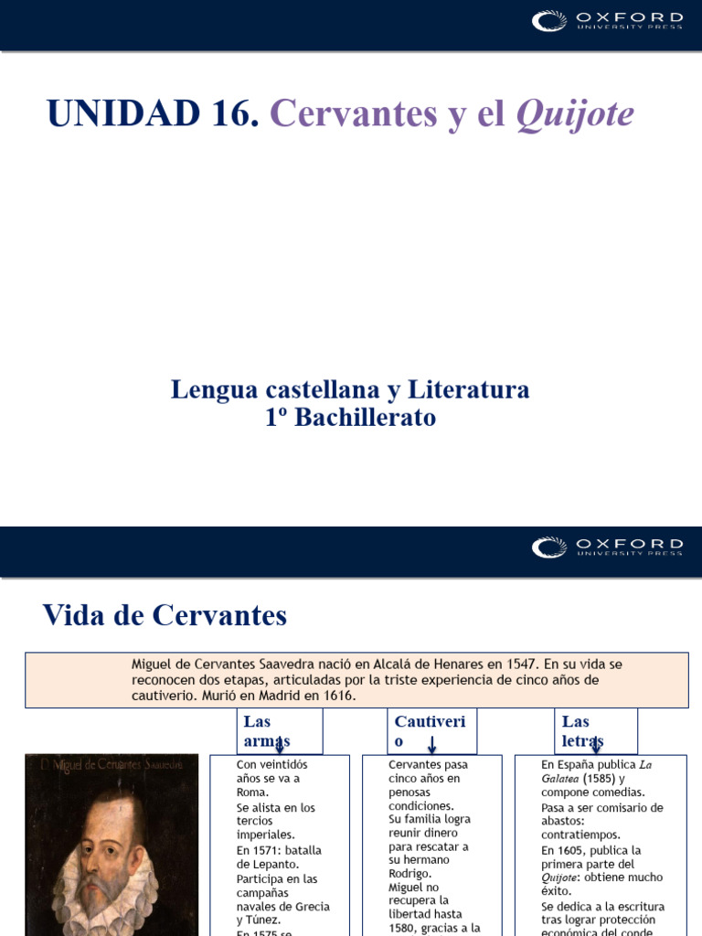 Cervantes Quijote Presentacion | Descargar gratis PDF | Miguel De ...
