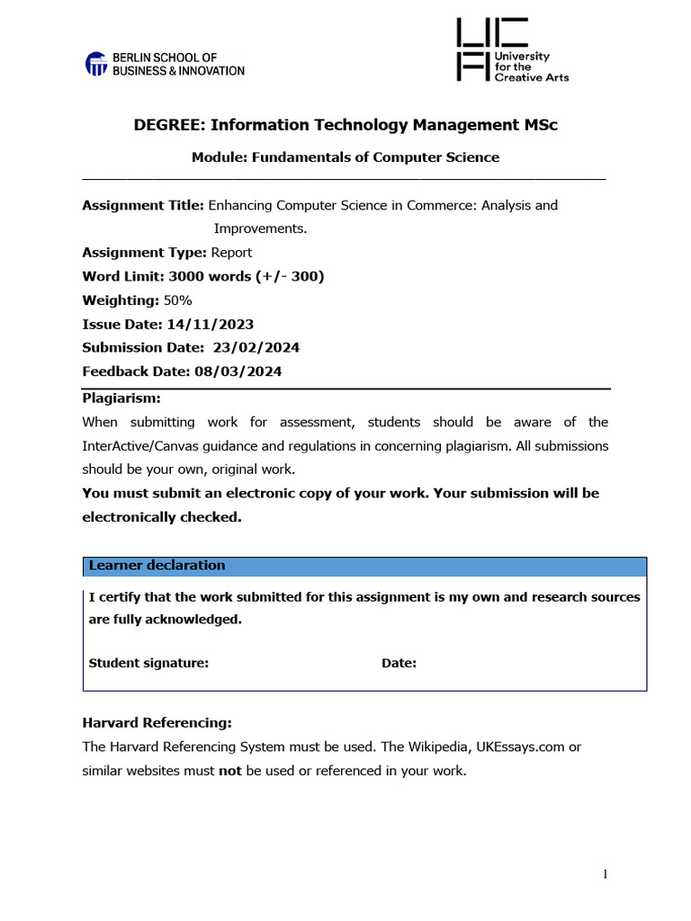 Fcs G3 Assignment Oct23 Pdf Computer Science Knowledge