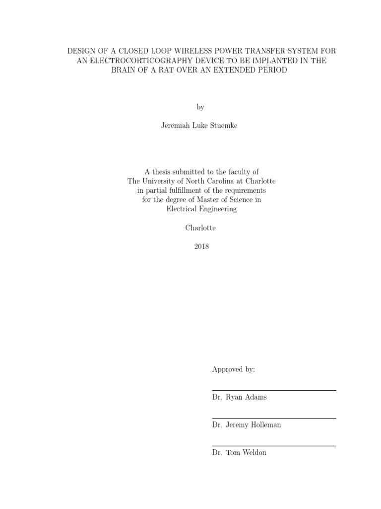 Design of A Closed Loop Wireless Power Transfer System For | PDF | Electroencephalography ...