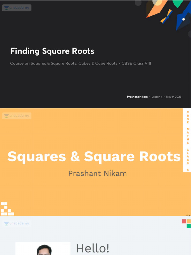 Finding Square Roots No Anno | PDF