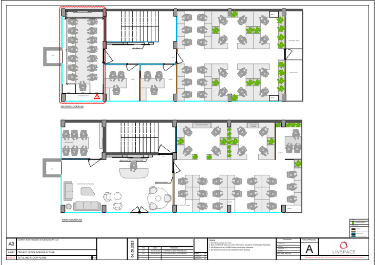 01id01 - R2 - 040923 - Floor Plan (1&2 Floor) | PDF