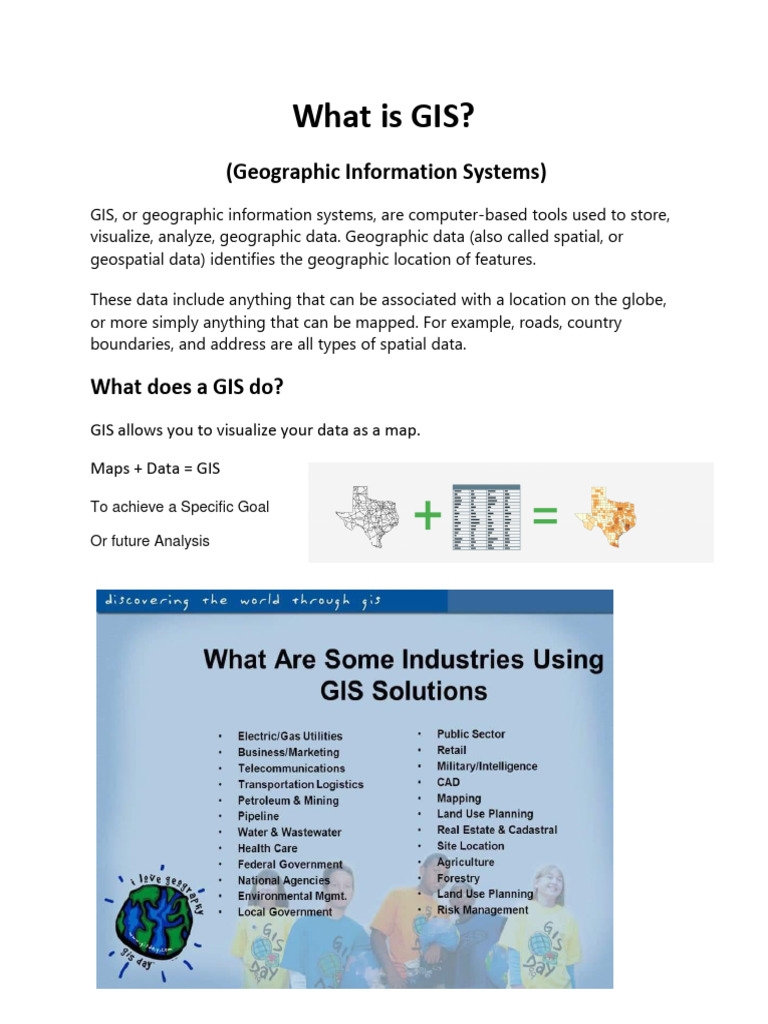 What Is Gis | PDF