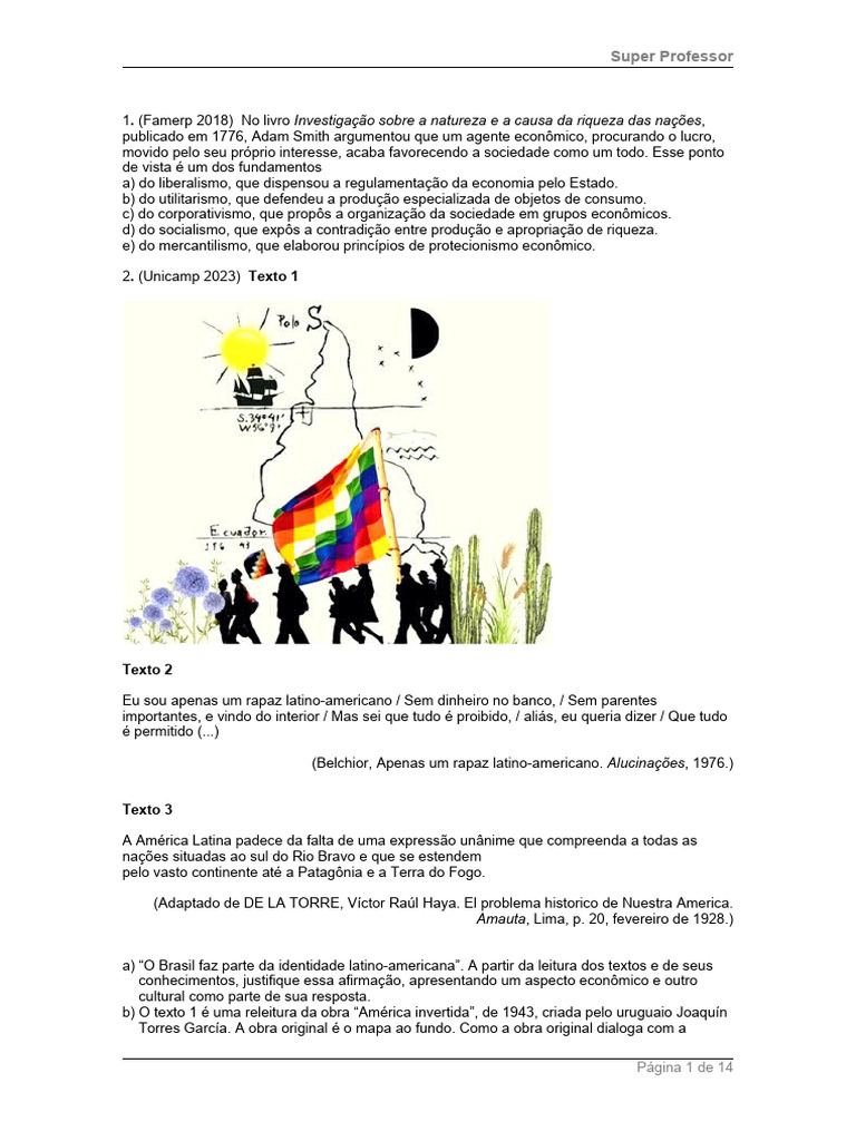 Lista Famerp e Unicamp URA | PDF | Política | História