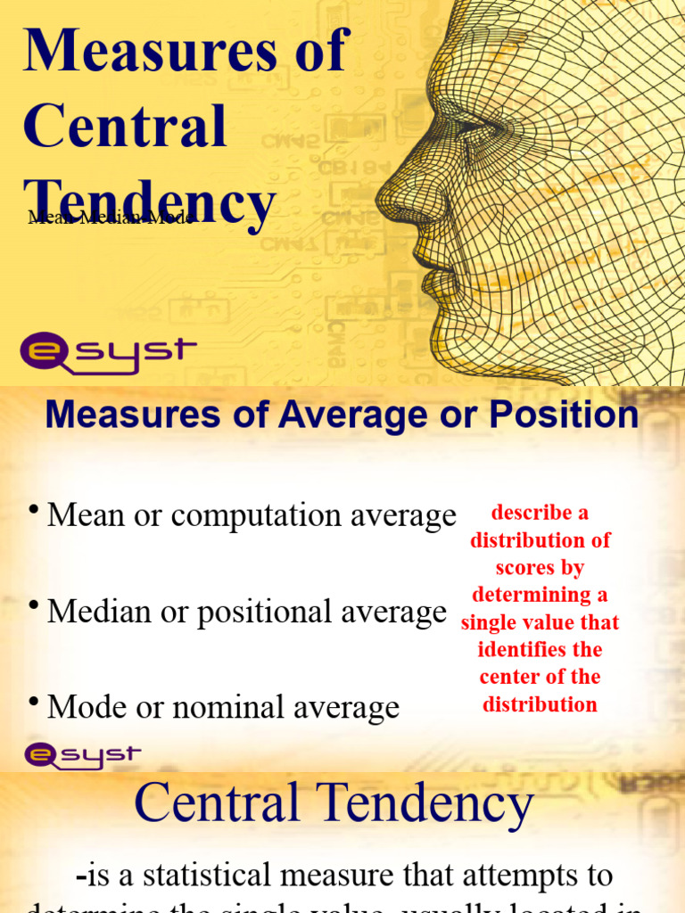 Statistical Tools | PDF | Mode (Statistics) | Mean