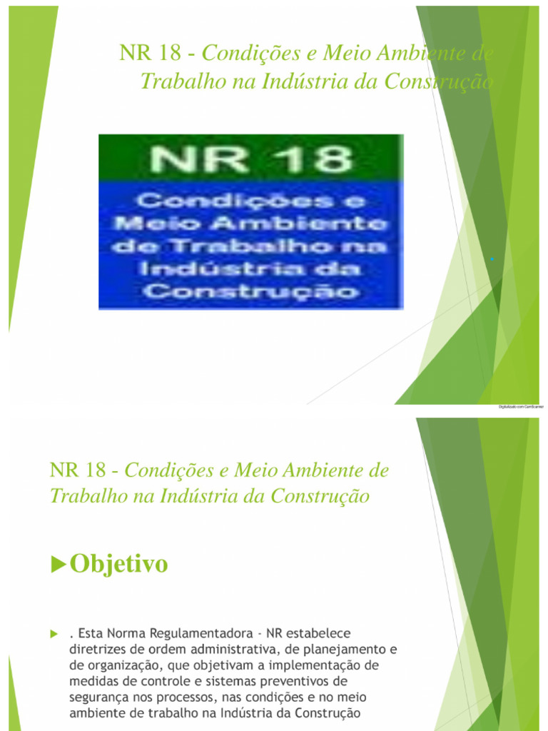 18 Treinamento NR 18 | PDF