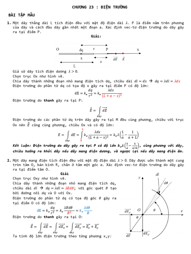 BT mẫu và BT tự giải C23 | PDF
