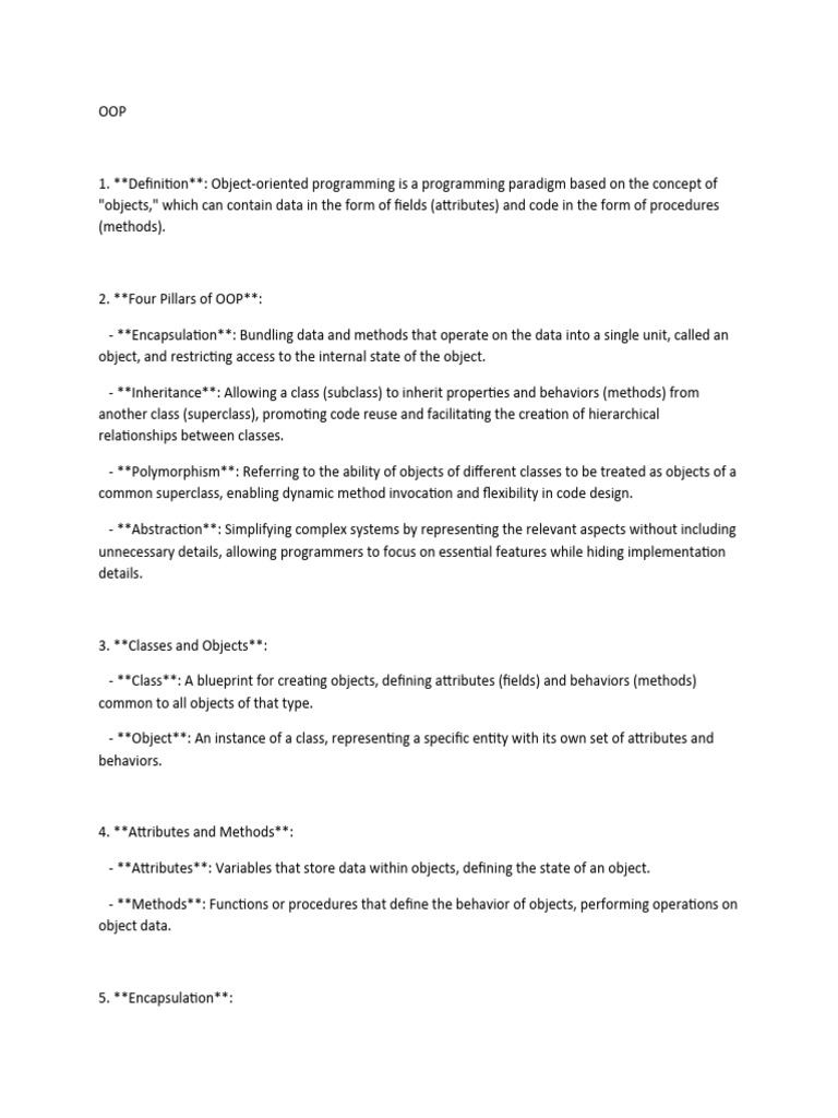 OOP | PDF