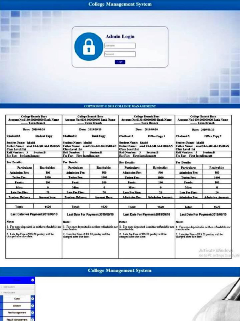 Collage Management System Design | PDF