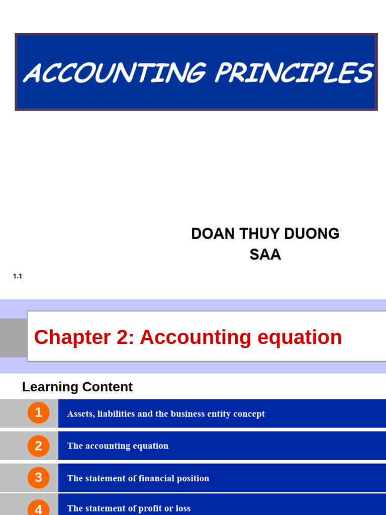 Ch02. Accounting Equation | PDF | Equity (Finance) | Expense