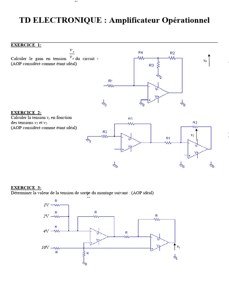 Livret de TD AOP | PDF
