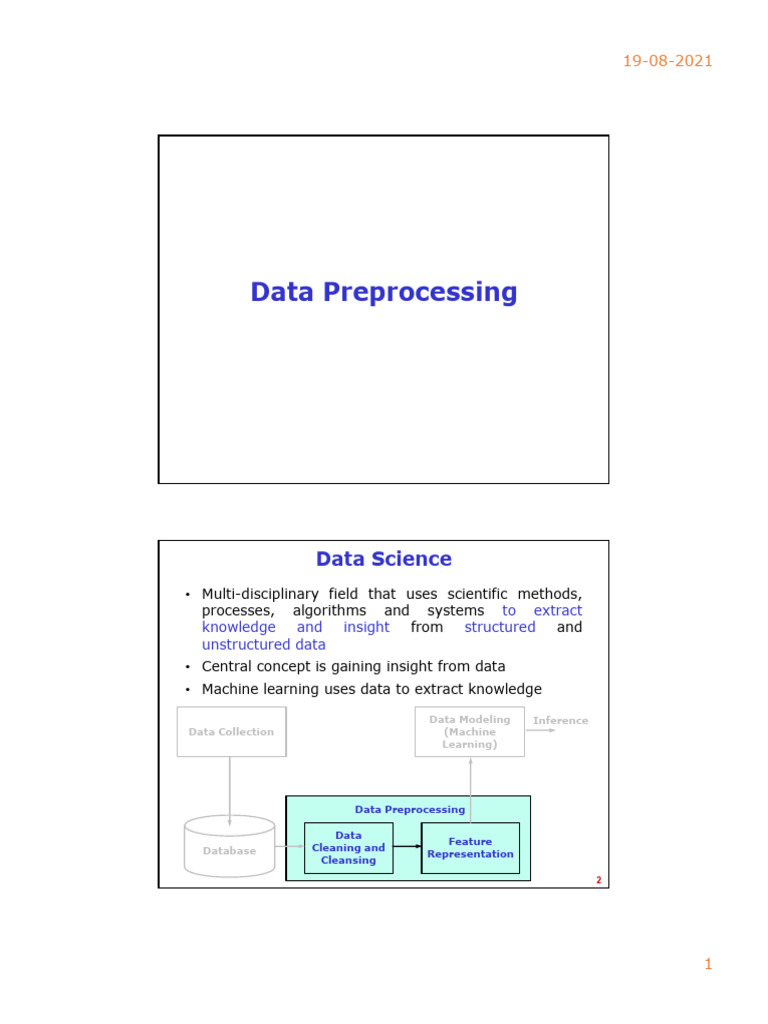 Class4 DataPreprocessing DiscriptiveAnalytics 19aug2021 | PDF | Mode (Statistics) | Skewness