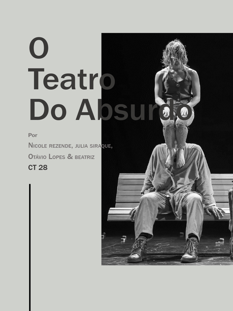 Roteiro Teatro Do Absurdo-1 | PDF | Existencialismo