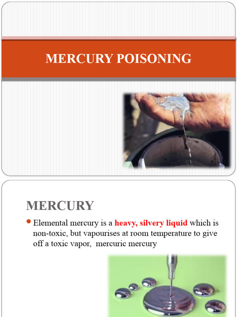 Mercury Poisoning | PDF | Mercury (Element) | Clinical Medicine