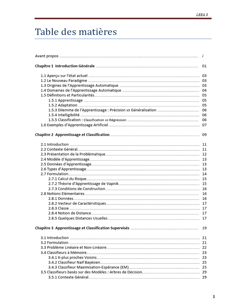 Cours Intelligence Artificielle LEEA3 | PDF Cours Intelligence Artificielle LEEA3 | PDF