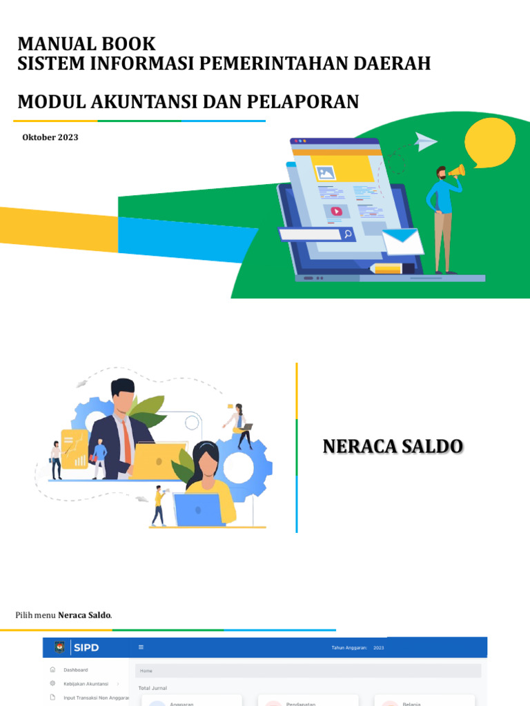 Manual Book - Neraca Saldo | PDF