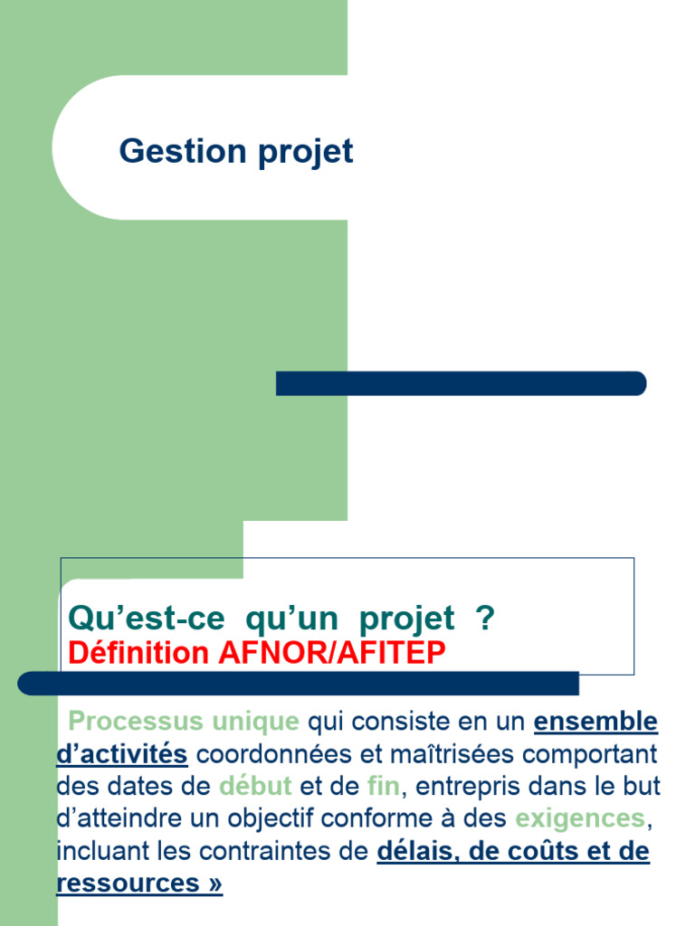 4-Pdf-Gestion de Projet | PDF | Planification | Gestion de projet