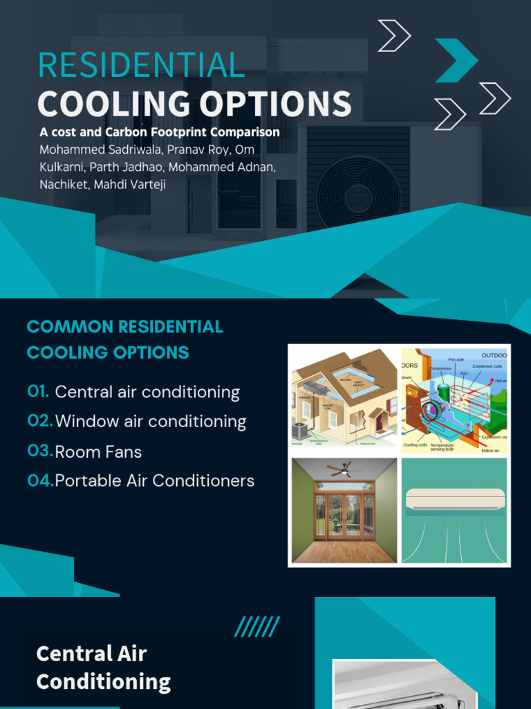 Residential: Cooling Options | PDF | Air Conditioning | Sustainable ...