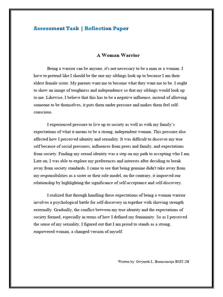 Reflection Paper | PDF