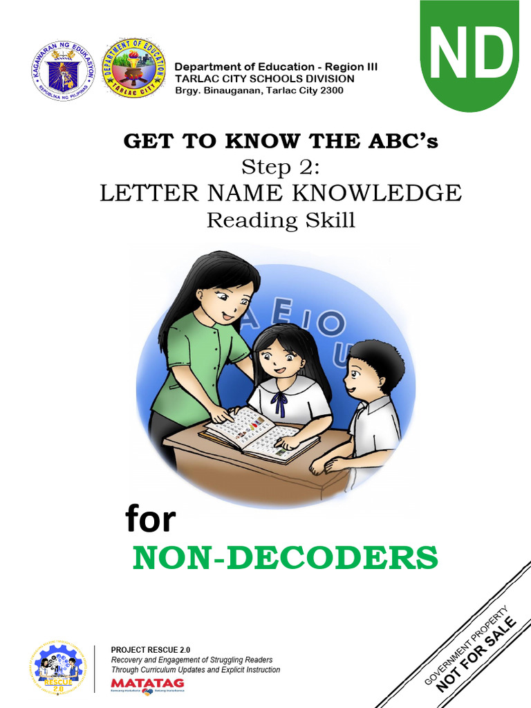 2 Letter Name Knowledge - Macalia PDF | PDF | Reading Comprehension ...
