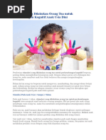 6 Aspek Perkembangan Anak Usia Dini Dan Cara Stimulasinya | PDF