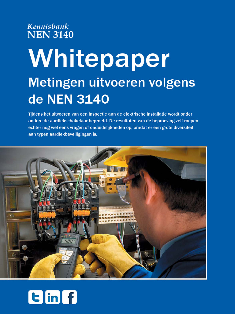 Whitepapernenmetingeninstallatiesnen3140 Ingenium | PDF