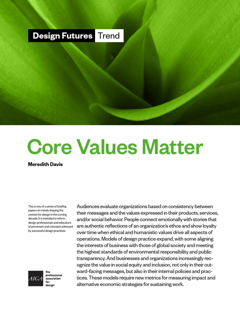04 - Core Values Matter | Download Free PDF | Brand | Innovation