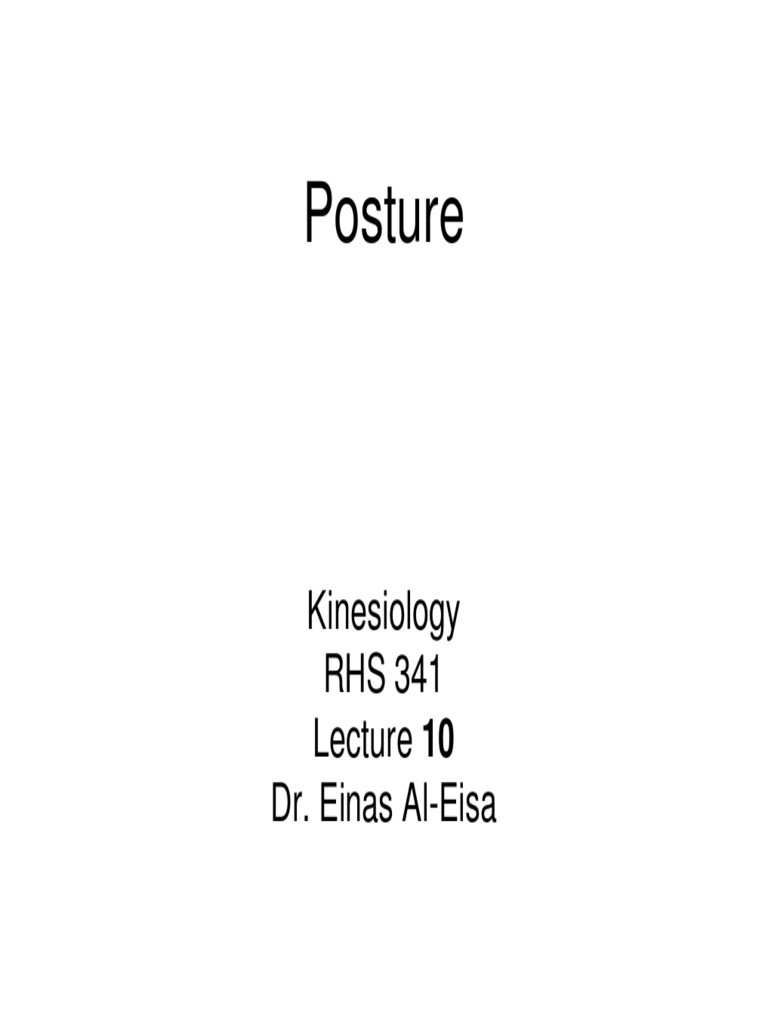Posture PDF | PDF | Vertebral Column | Human Anatomy