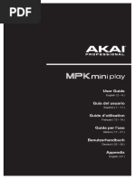 MPK Mini Play Mini Controller Keyboard Manual | PDF | Garage Band ...