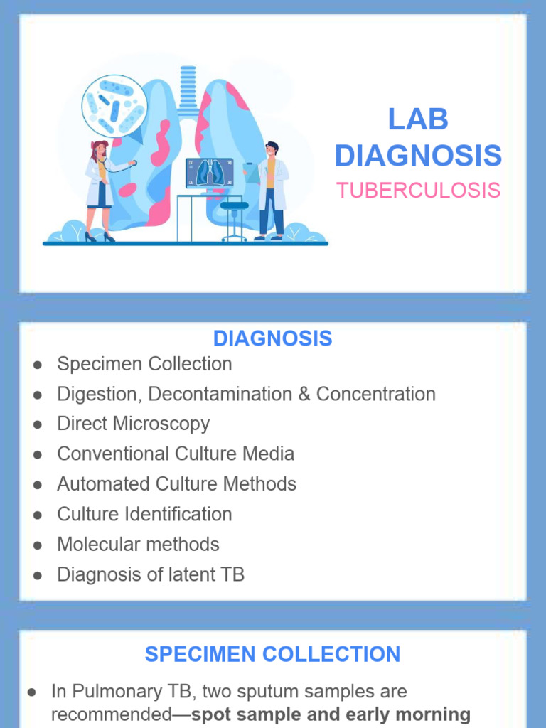 Lab Diagnosis New | PDF | Tuberculosis | Microbiology