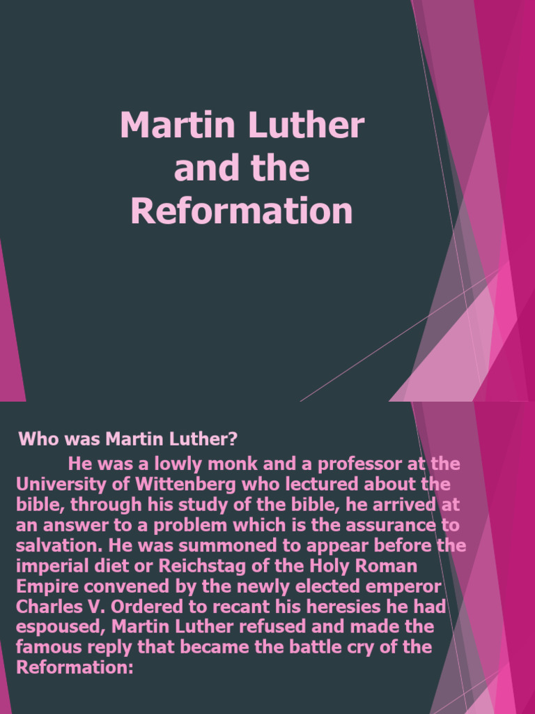 Martin Luther and The Reformation Including The Catholic Reformation ...