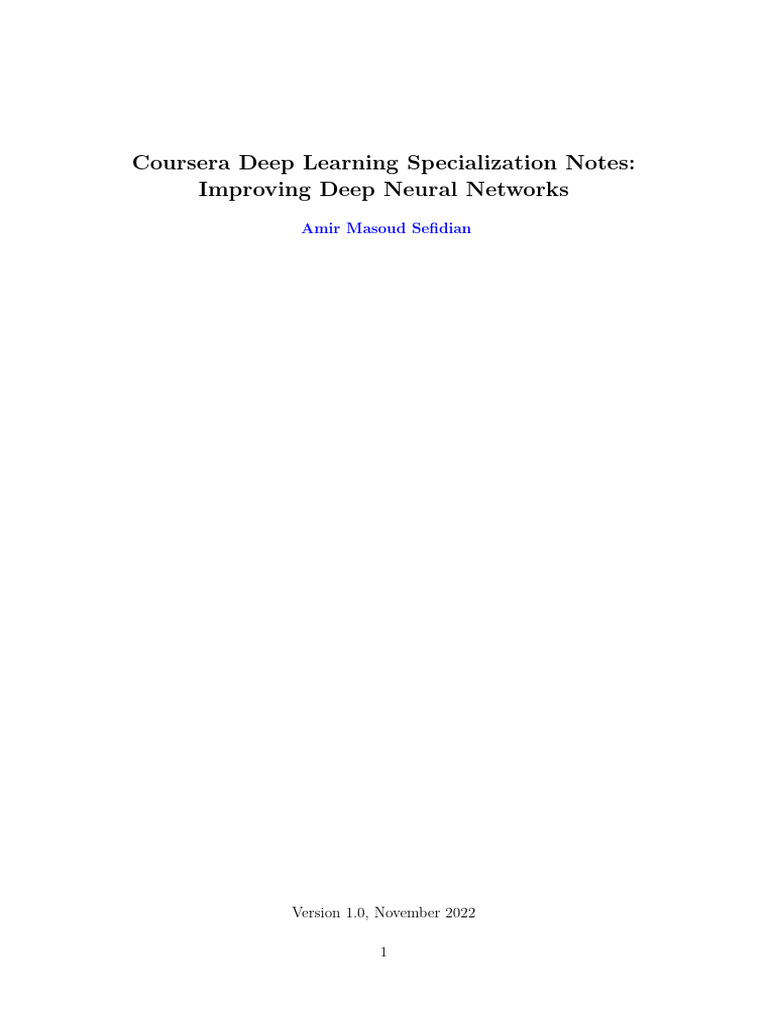 Unit-2 Improving-Deep-Neural-Networks | PDF | Applied Mathematics | Cybernetics