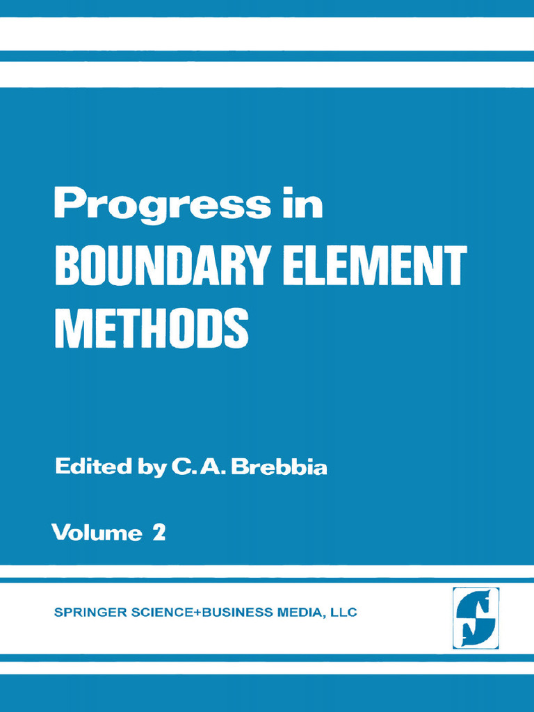 Progress in Boundary Element Methods 1983 | PDF | Nonlinear System | Equations