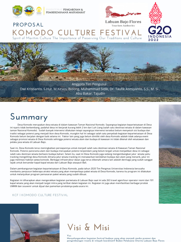 Festival Budaya Komodo 2022 | PDF | Ilmu Sosial