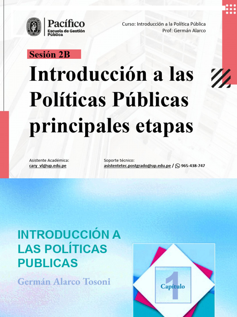S.2b - Introducción A Las Políticas Públicas Principales Etapas | Descargar gratis PDF | Diseño ...