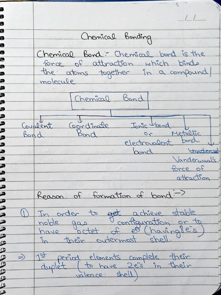 Chemical Bonding | PDF