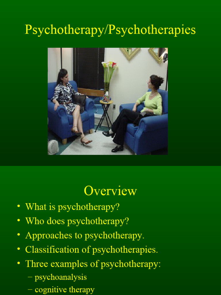 Psychotherapy | PDF | Psychotherapy | Psychoanalysis