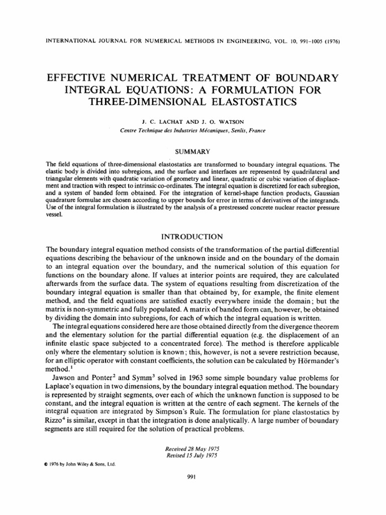 Effective Numerical Treatment of Boundary Integral Equations. J.C ...