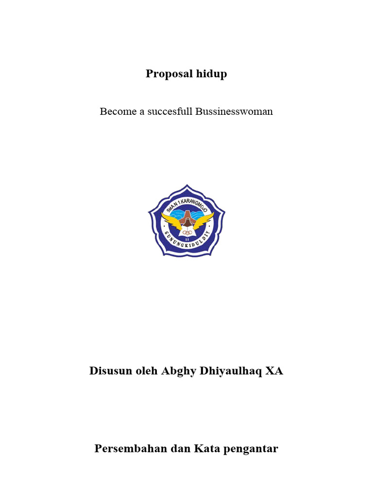 Proposal Hidup | PDF
