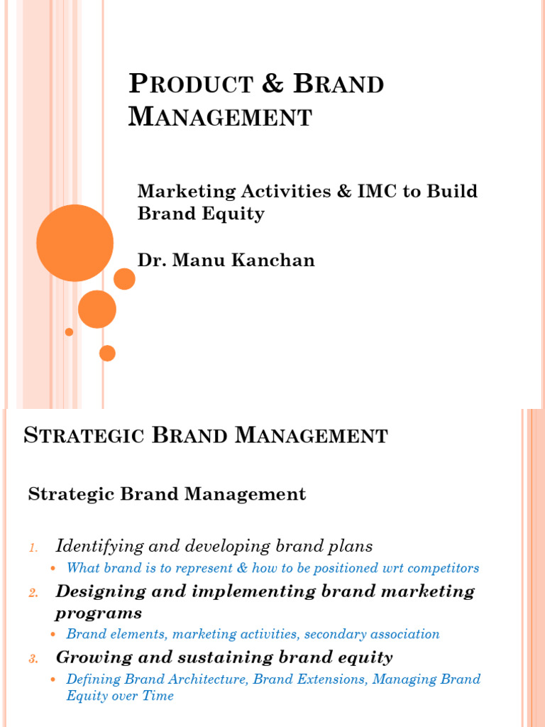 PBM - Marketing Activities and IMC | PDF | Brand | Marketing